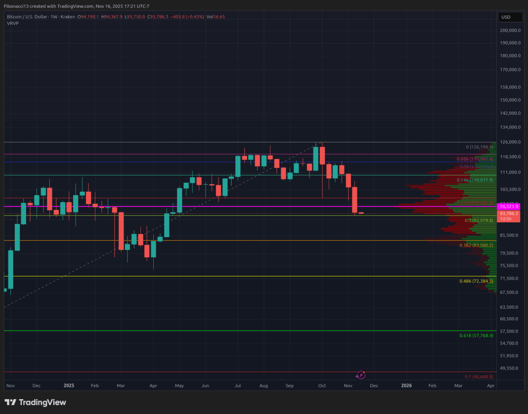 Bitcoin Plunges Below $96K Support, Erasing 2025 Gains Amid Extreme ...